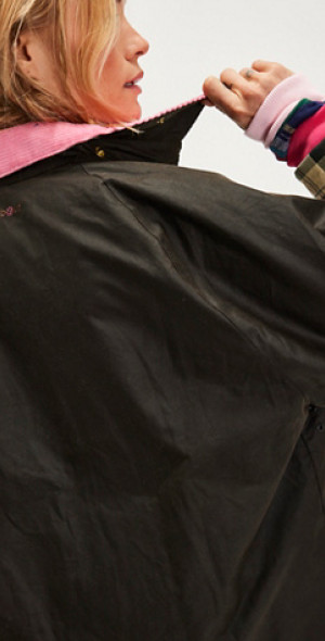 Barbour - X Flower Mountain Oversized Transport Waxed Jacket
