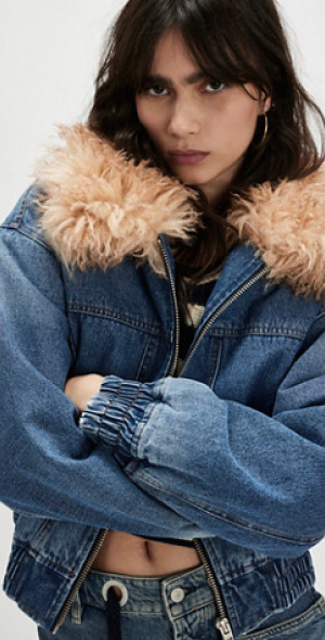 Blank NYC - BlankNYC Cozy Up Denim Jacket