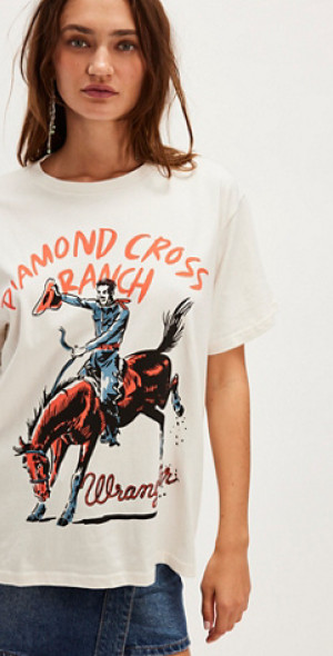 Diamond Cross Ranch - Wrangler x Rodeo Tee