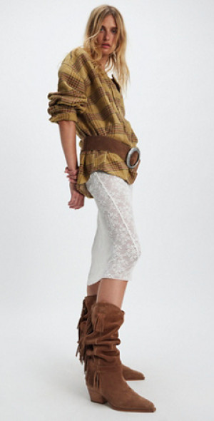 Free People - Faith Fringe Western Boots