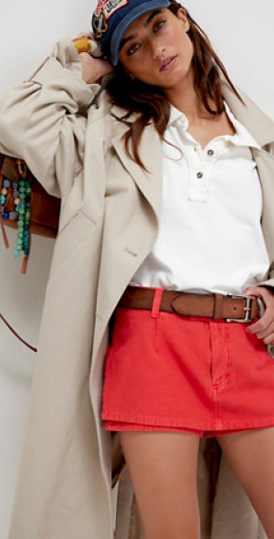 Free People - Gallivanting Washed Skort