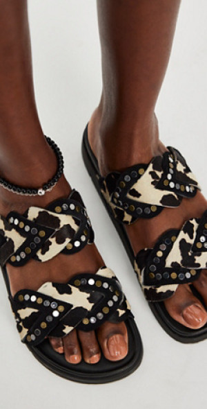 Free People - Leo Hair Hide Sandals