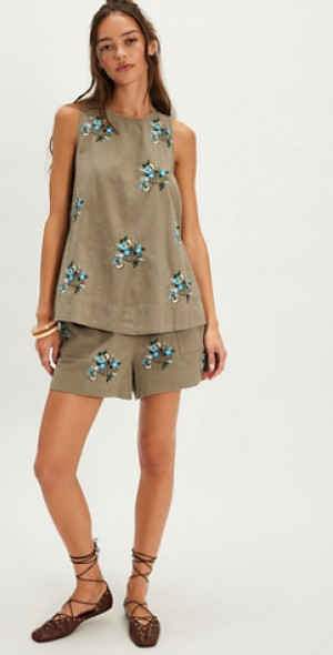 Free People - Strada Embroidered Set