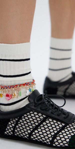 Free People - Stripe Block Socks