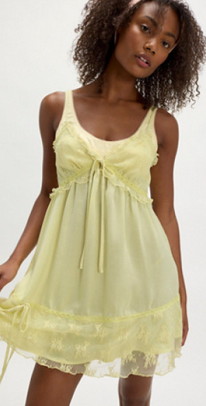 Free People - Tell Me More Solid Mini Slip