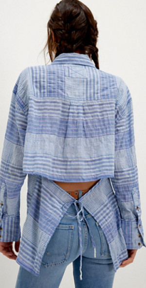 Free People - We The Free Coastal Stripe Shirt