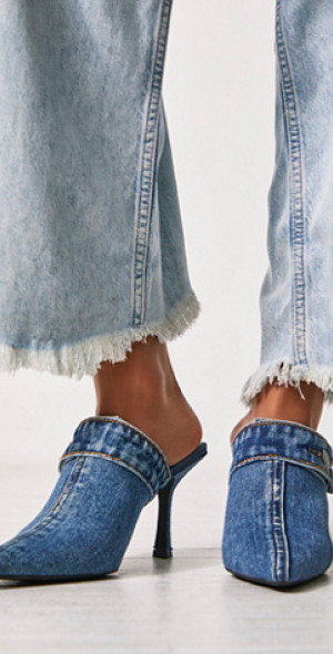 Jeffrey Campbell - Dolly Denim Mules