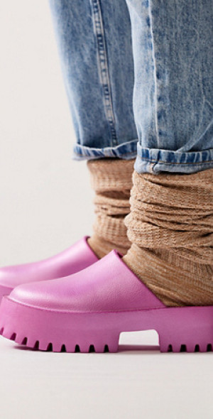 Jeffrey Campbell - Metallic Bae Platform Mules