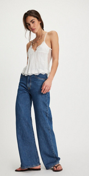 Levi's - Ribcage Wide-Leg Braided Jeans
