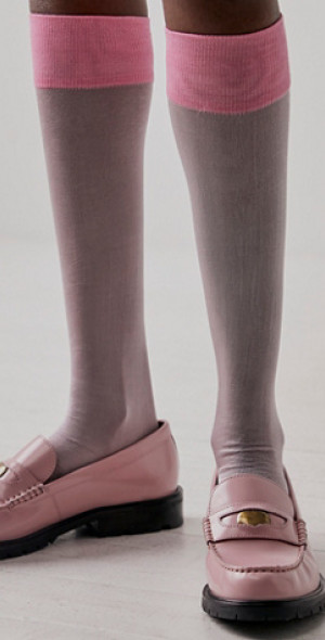 Maria La Rosa - Solid Sheer Socks