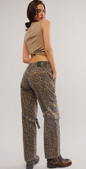 OneTeaspoon - Animal Camo Luna Utility Jeans