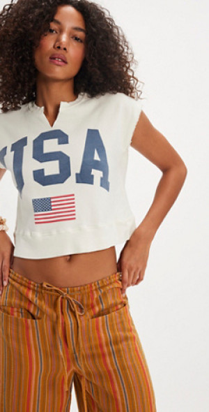 Original Retro Brand - USA Muscle Top