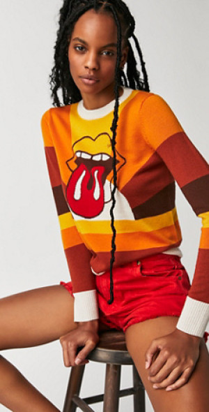 Stoned Immaculate - Vintage Lips Sweater