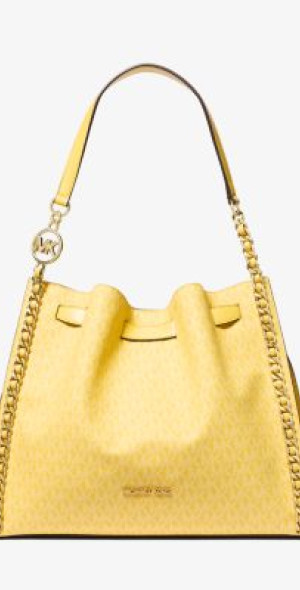 Michael Kors - Mina Large Signature Logo Chain Shoulder Bag