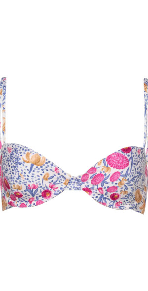 Agua by Agua Bendita - - Magdalena Capullo Underwire Bikini Top - Blue ...