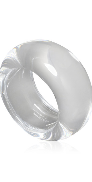 Alexis Bittar - - Domed Lucite Bangle Bracelet - Clear - S/M - Gifts For Her