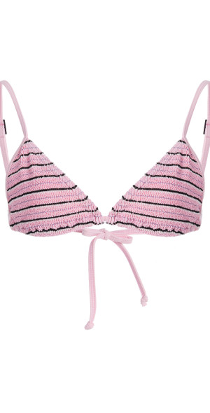 Bond-Eye - - Gracie Triangle Bikini Top - Pink - OS