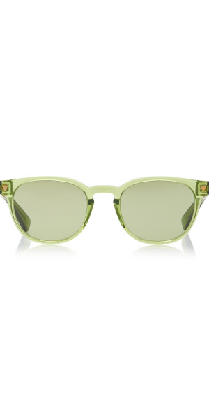 Bottega Veneta - - Panthos Soft Round-Frame Acetate Sunglasses - Green - OS