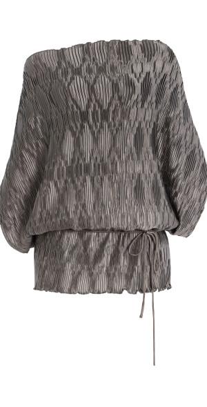 By Malene Birger - - Exclusive Cos Crinkled Satin Top - Silver - EU 38