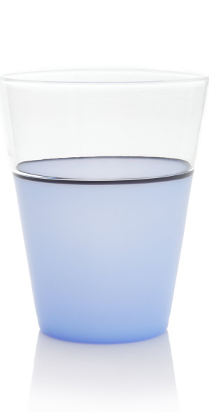 Cesare Toffolo - - Handcrafted Glass Water Tumbler - Blue - Moda Operandi