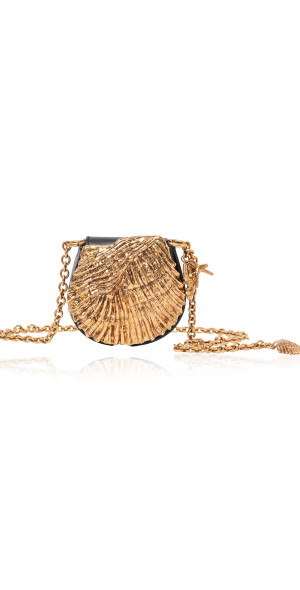 Chloé - - Sea Treasures Metal and Leather Shell Belt Bag - Gold - OS