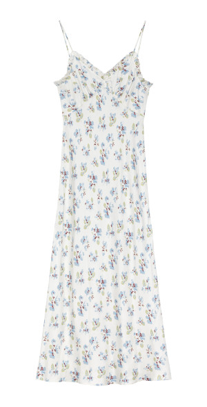 DÔEN - - Sandia Floral Silk-Blend Midi Dress - Floral - US 6 - Only At ...