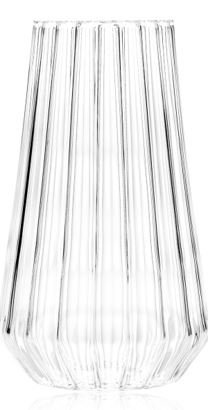 fferrone - - Stella Medium Glass Vase - Clear - Moda Operandi