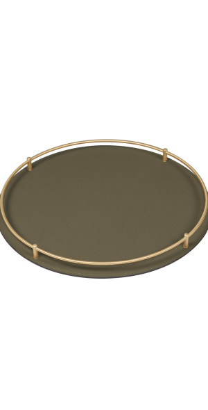 Giobagnara - - Large Rondo' Tray - Green - Moda Operandi