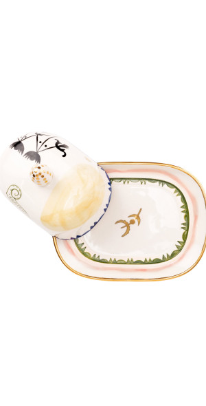 Gunia Project - - Easter Butter Dish Vesna - Ivory