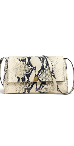 Khaite - - Audrey Python-Effect Leather Crossbody Bag - Python - OS