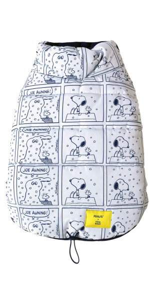 Little Beast - - Peanuts Puffer Dog Jacket - White