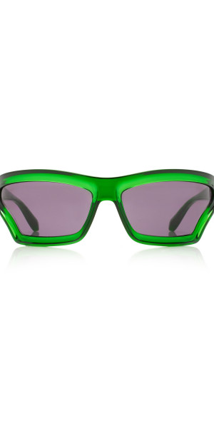 Loewe - - Paula's Ibiza Wrap-Frame Acetate Sunglasses - Green - OS