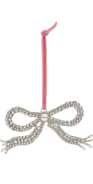 Loren Hope - - Exclusive Debutante Crystal Bow Ornament - White - Moda ...
