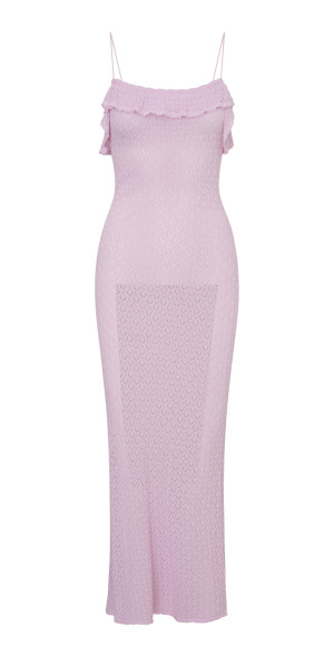 LoveShackFancy - - Alivia Maxi Dress - Pink - XXL