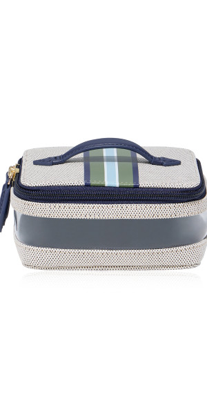 Paravel - - Mini Cabana See-All Vanity Case - Blue - Moda Operandi