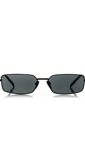 Prada - - Square-Frame Metal Sunglasses - Black - OS