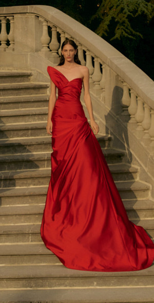 Rachel Gilbert - - Anders Gown - Red - US 4