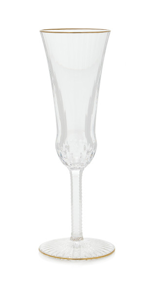 Saint-Louis - - Apollo Crystal Champagne Glass - Clear - Moda Operandi