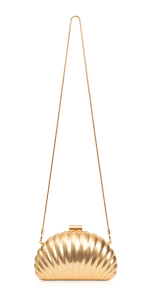 SIMKHAI - - Monet Shell Clutch - Gold - OS - Moda Operandi