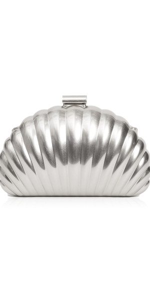 SIMKHAI - - Monet Shell Clutch - Silver - OS - Moda Operandi