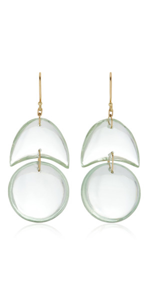Ten Thousand Things - - 18k Yellow Gold & Green Amethyst Tiny Arp ...