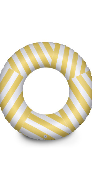 The Nice Fleet - - Kids Inflatable Swim Ring - Yellow - Moda Operandi
