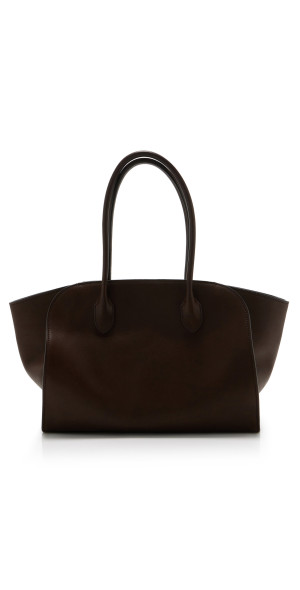 The Row - - Marlo 12 Leather Tote Bag - Brown - OS
