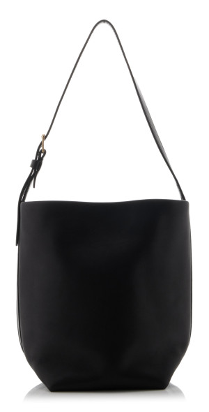 The Row - - Small N/S Leather Tote Bag - Black - OS