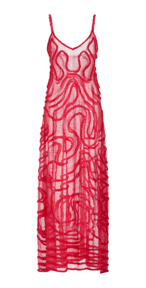 Ulla Johnson - - Camille Knit Lace Maxi Dress - Pink - S