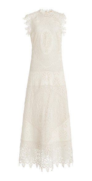Ulla Johnson - - Flora Eyelet-Lace Linen Maxi Dress - White - US 8 ...