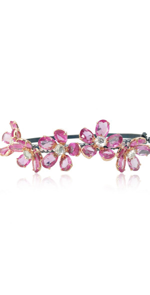 VAK - - 18k White Gold Eternal Garden Bracelet - Pink - OS - Gifts For Her