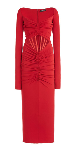 Versace - - Cocktail Dress - Red - IT 38 - Moda Operandi