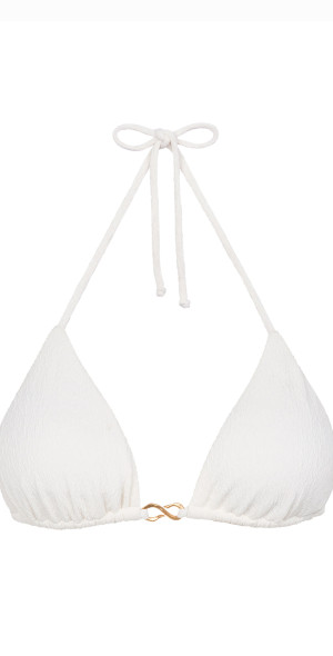 ViX - - Solaro Triangle Bikini Top - White - L