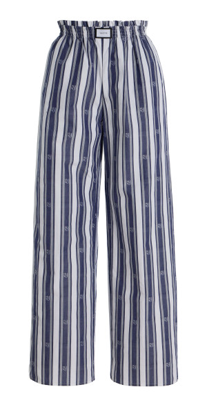 YAITTE - - Janeiro Jacquard-Striped Cotton Trousers - Stripe - XS